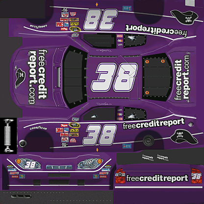 #38 Free Credit Report - NASCAR 09 - PlayStation 2 - The Textures Resource
